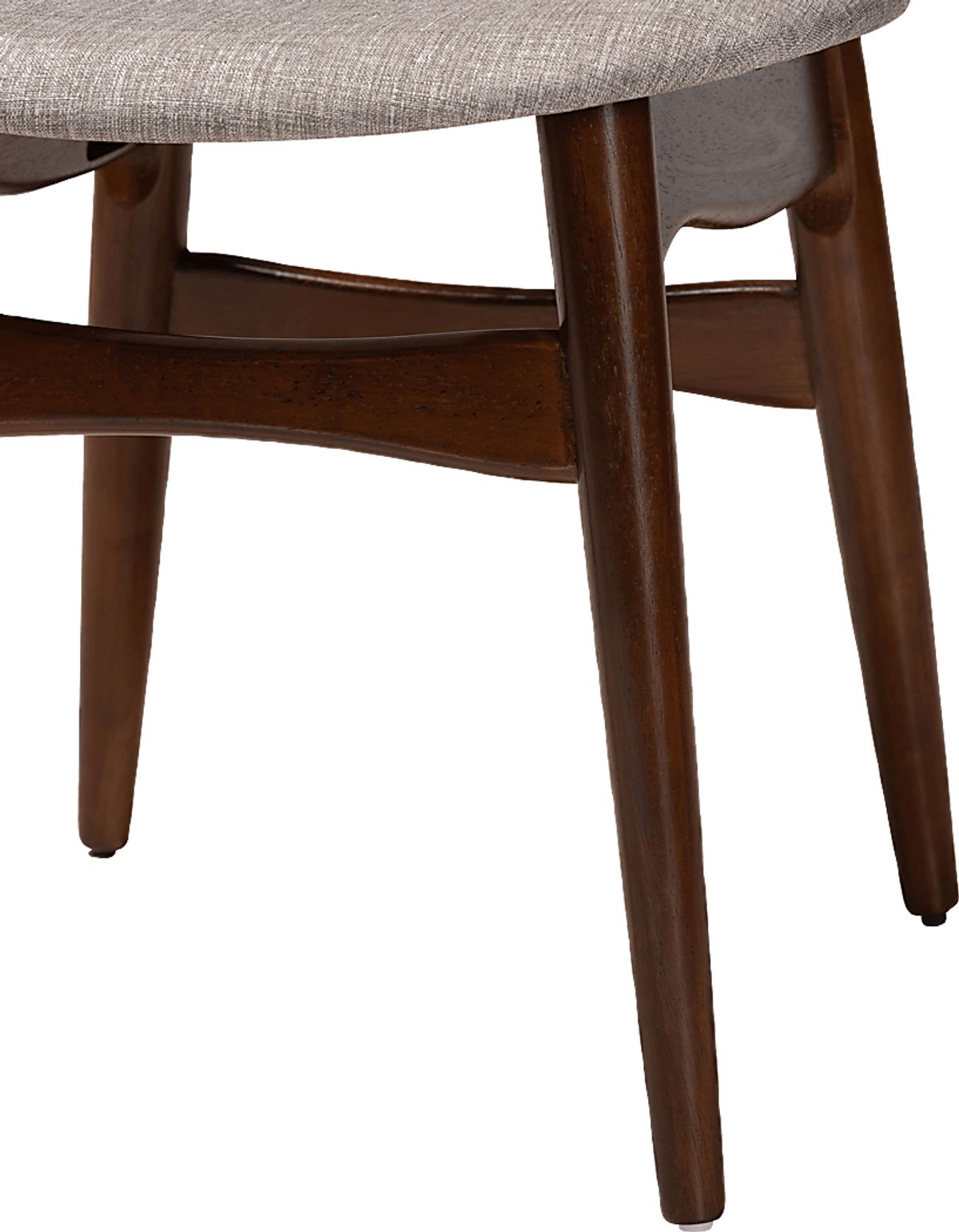 Argilla Walnut Brown Polyester Fabric Dining Chair, Set Of 2 | Rooms to Go