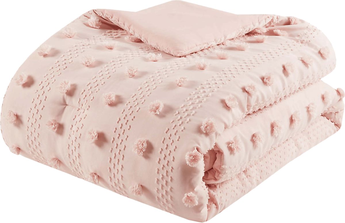 Arite Pink Full Comforter Set | Rooms to Go