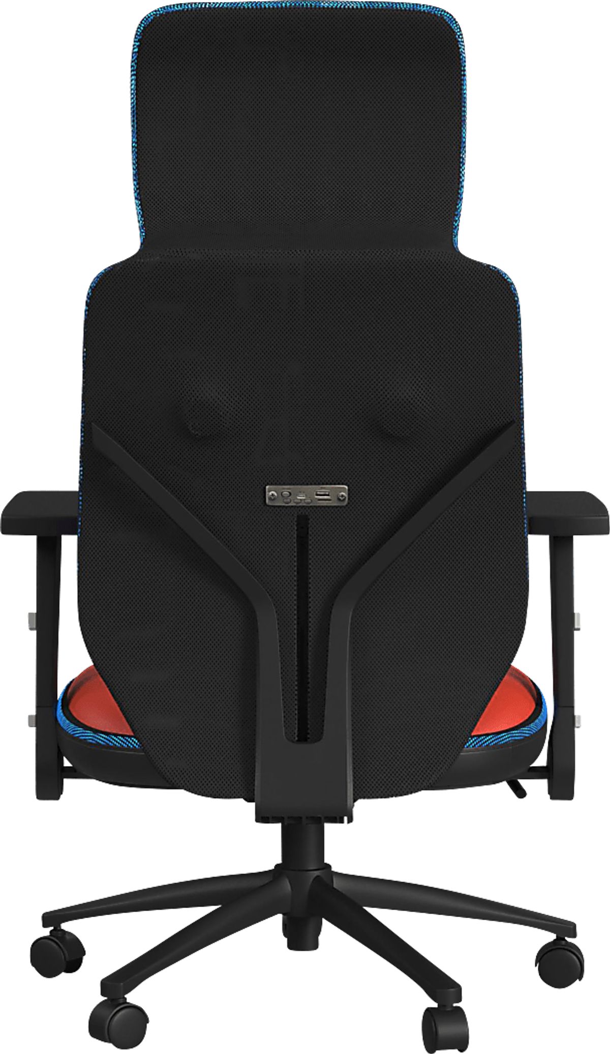 Arkina Black Faux Leather Fabric Swivel Desk Chair | Rooms to Go