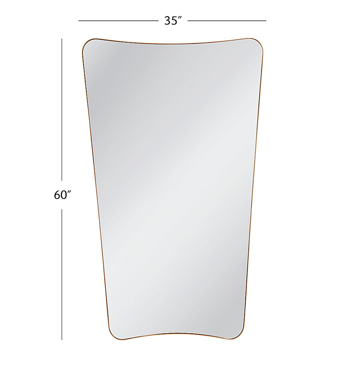 Arkla Gold Yellow Mirror | Rooms to Go