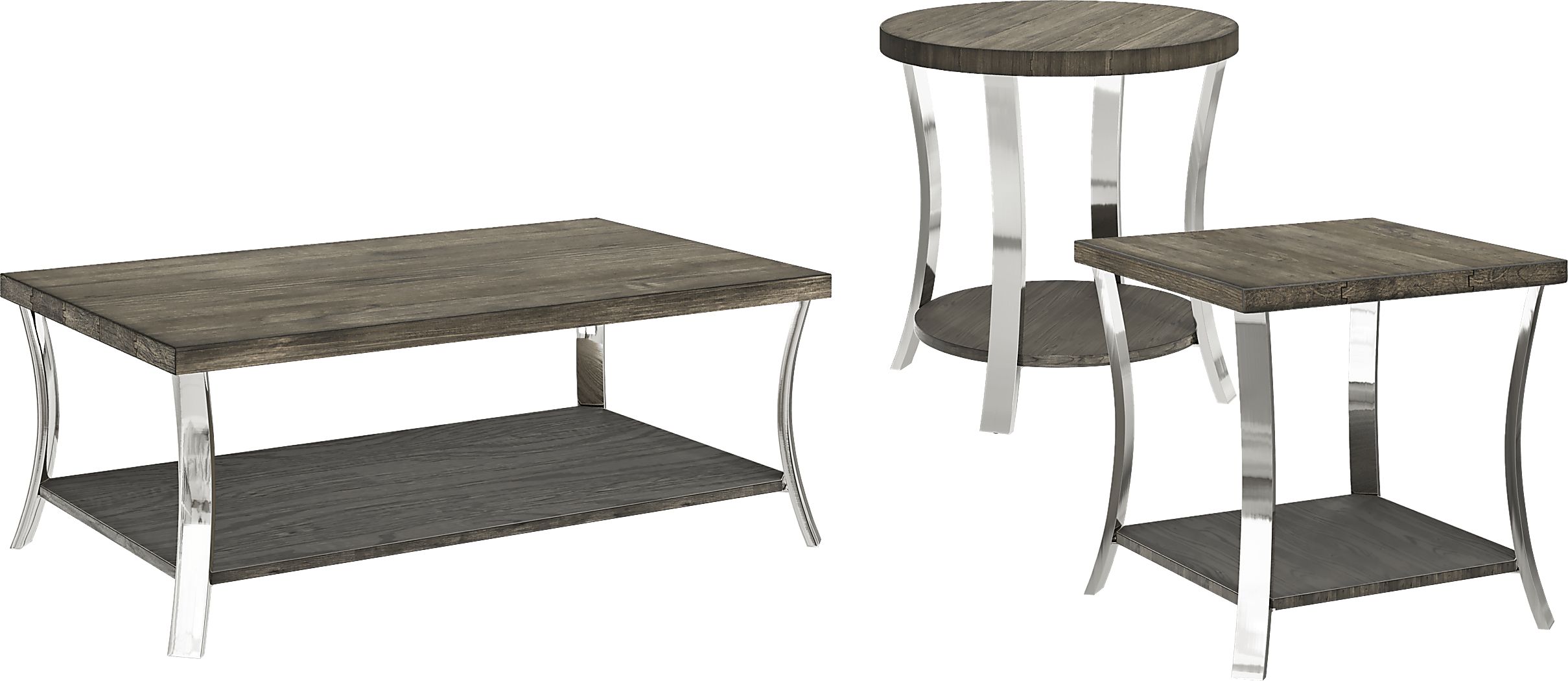 Arland Brown Dark Wood Round End Table | Rooms to Go