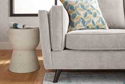 Drew & Jonathan Arlington Platinum Beige Chenille Fabric Sofa | Rooms to Go