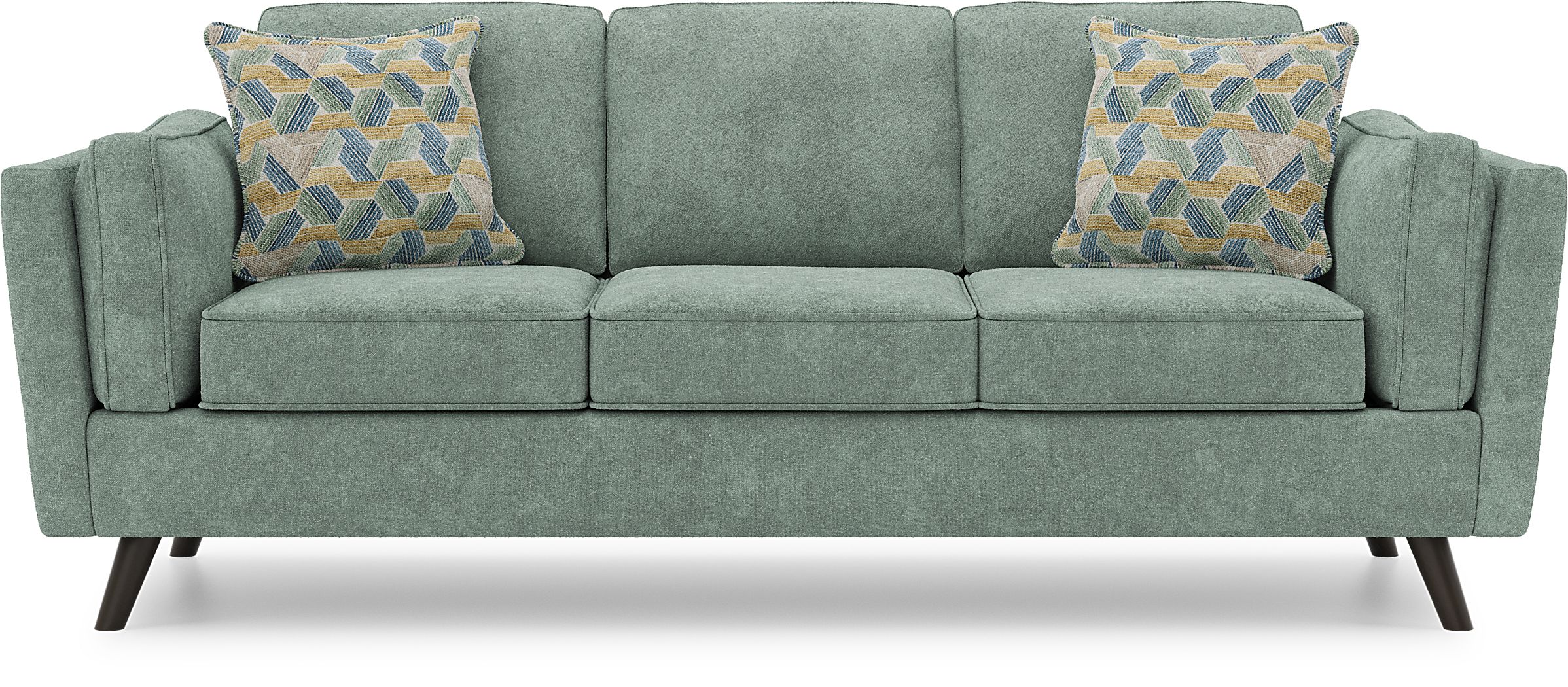 Drew & Jonathan Arlington Seafoam Green Chenille Fabric Sofa | Rooms to Go