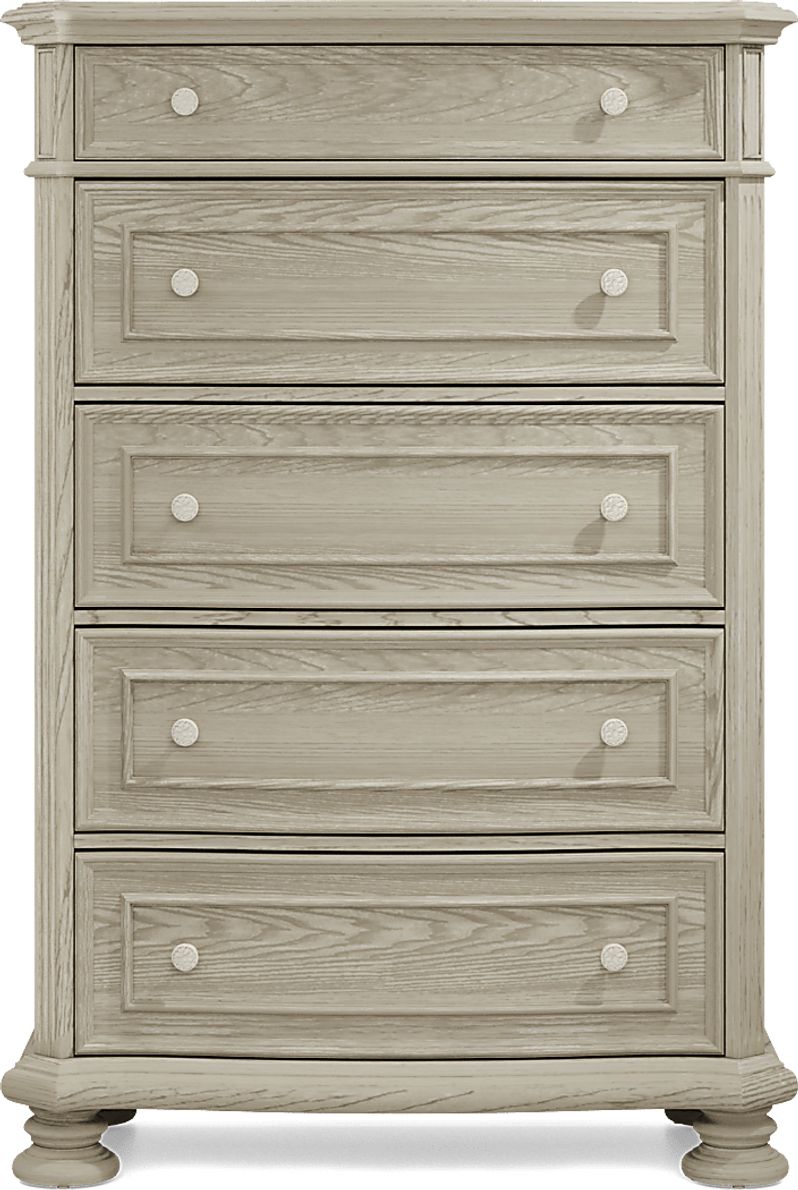 Armitage Off-White Light Wood,White Chest - Rooms To Go