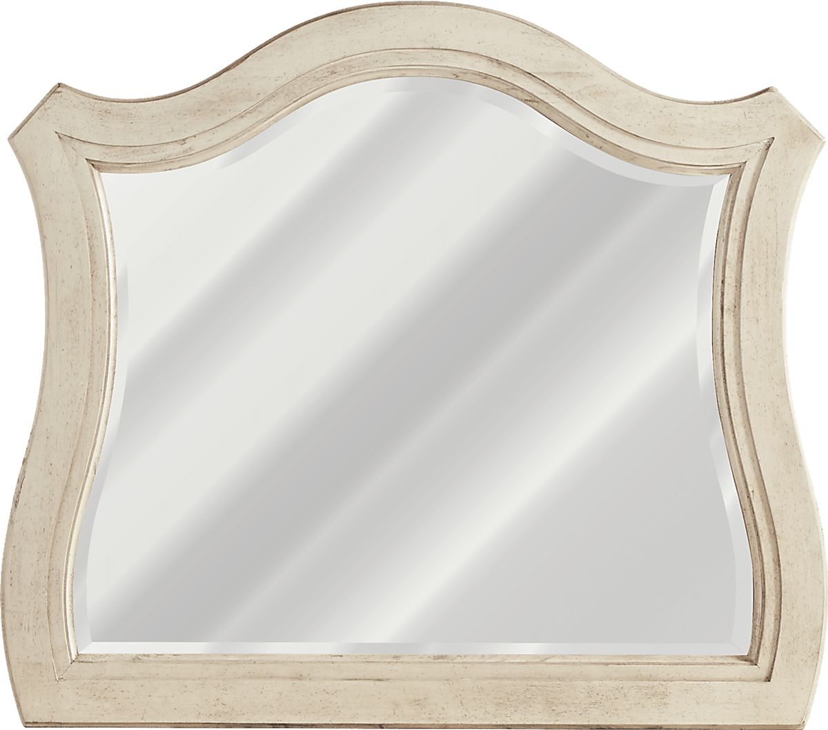 Armitage Off-White Light Wood,White Mirror | Rooms to Go