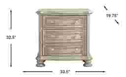 Armitage Off-White Light Wood,White Nightstand | Rooms to Go