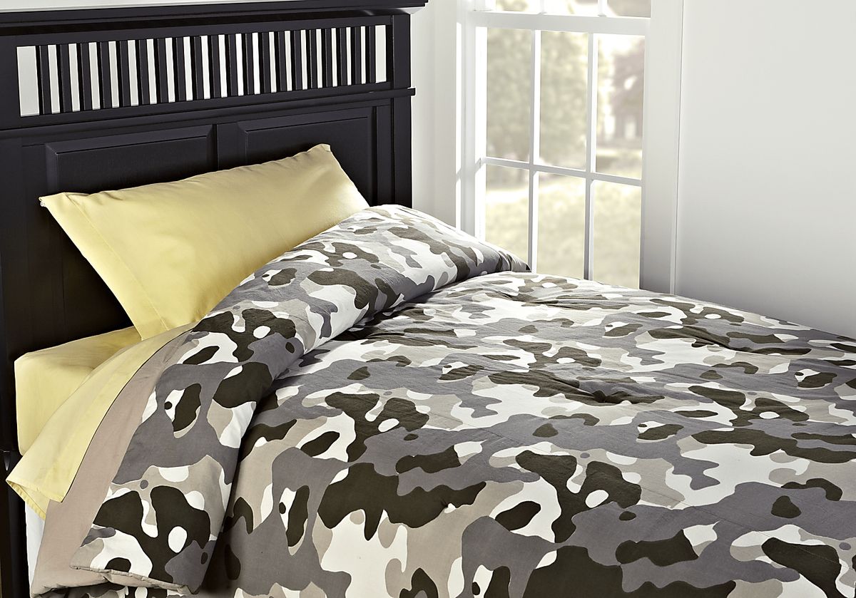Army Gray Twin Bed Set | Rooms to Go