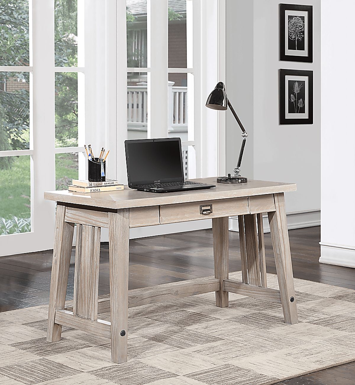 Arnhem Gray Desk | Rooms to Go