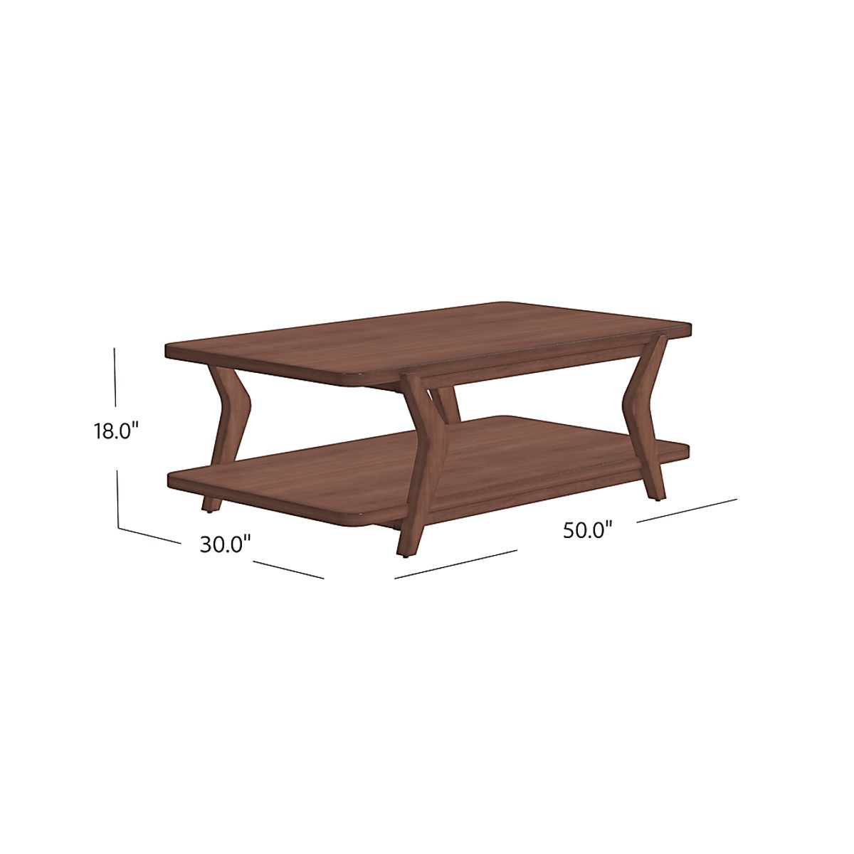 Arronda Brown Dark Wood Cocktail Table | Rooms to Go