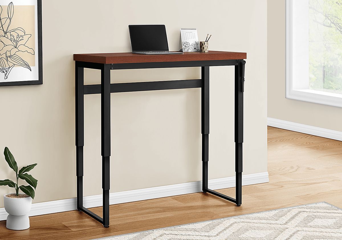 Artaban Cherry Dark Wood Desk | Rooms to Go