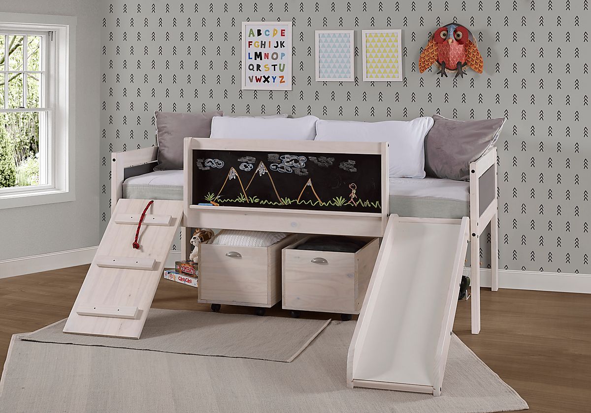 Artspace White Colors,White Loft Bed | Rooms to Go