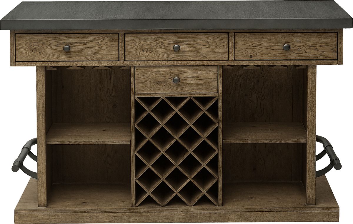 Arwine Brown Dark Wood Bar | Rooms to Go