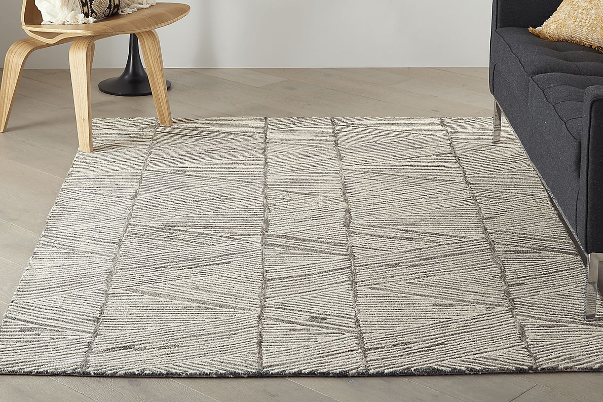 Aryla White 7'9 x 9'9 Rug - Rooms To Go