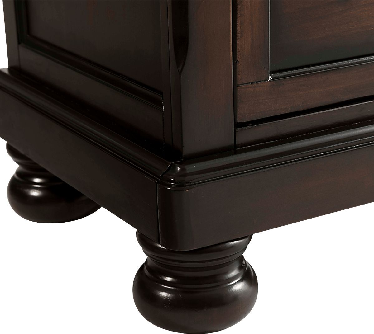 Ascoo Walnut Dark Wood Nightstand | Rooms to Go