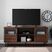 Ascot Circle Dark Brown Wood Console - Rooms To Go