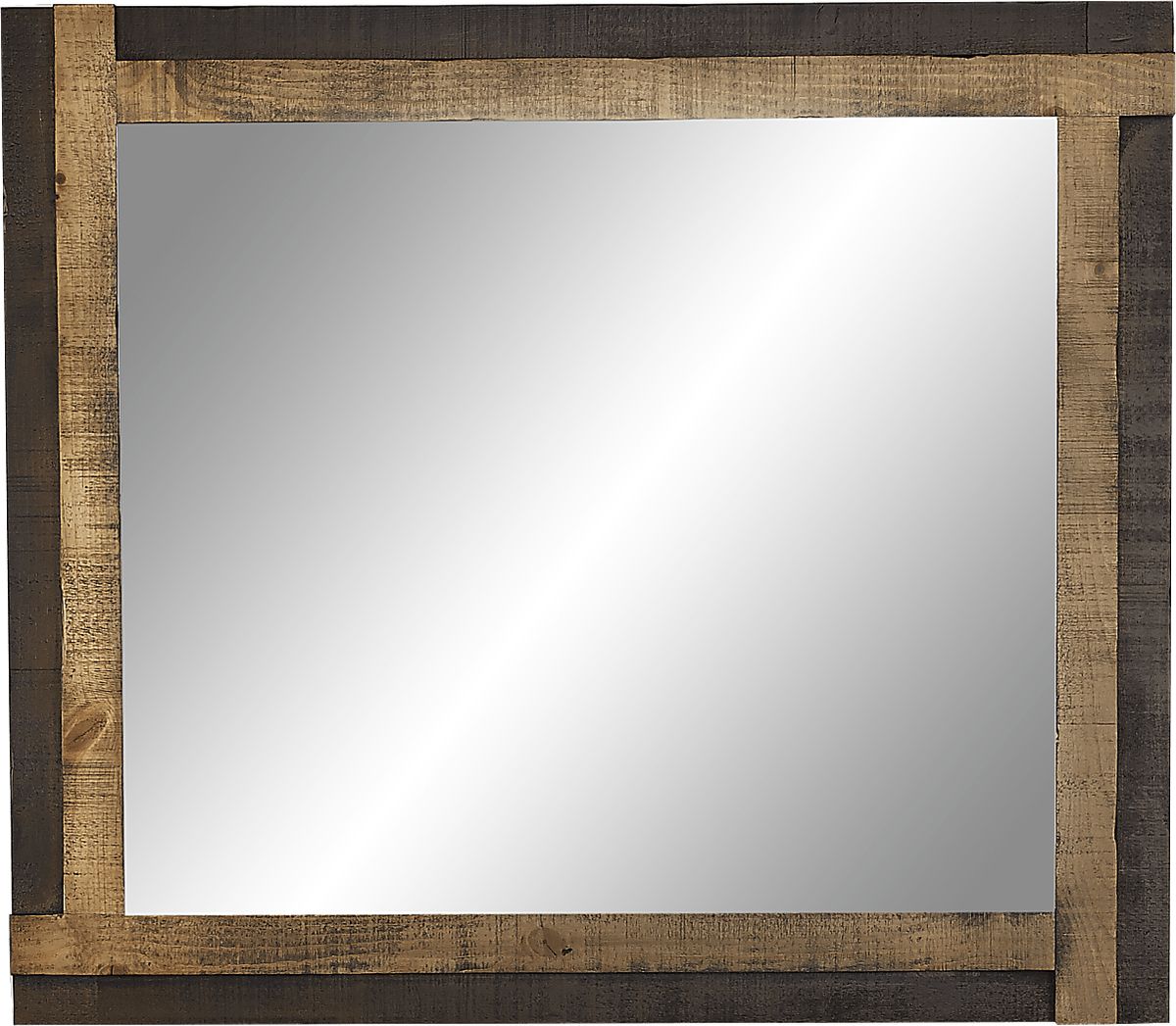 Asher 5 Pc Coffee Brown Dark Wood King Bedroom Set With Dresser, Mirror ...