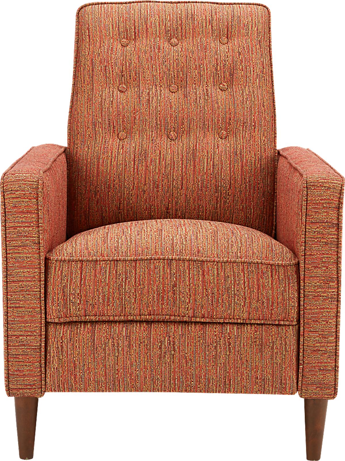 Ashington Red Polyester Fabric Push Back Recliner | Rooms to Go