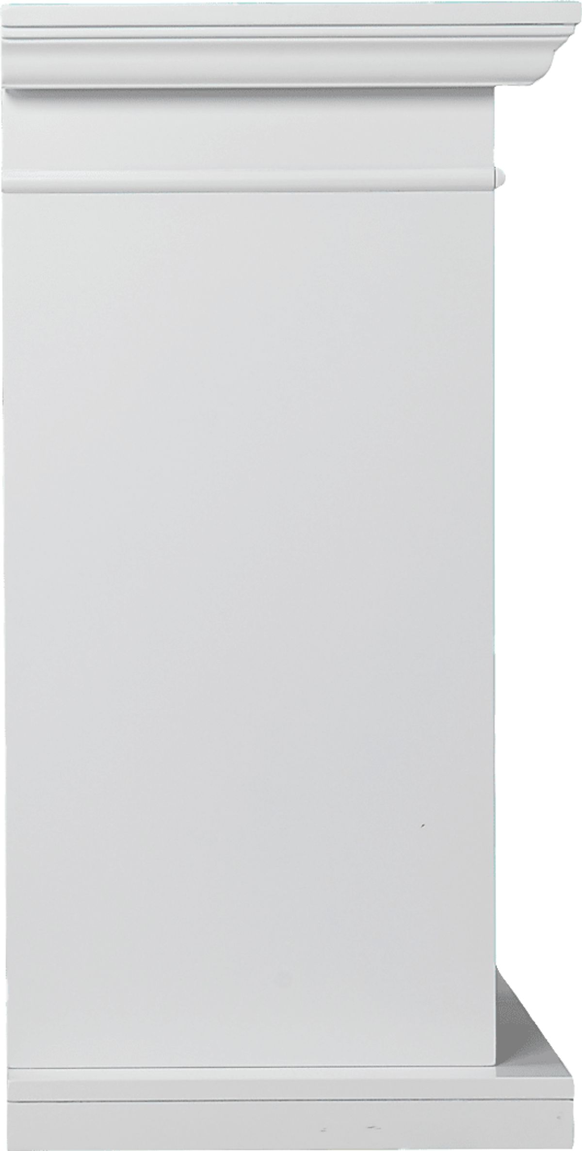 Ashprington II White Colors,White 55" Console With Electric Fireplace ...