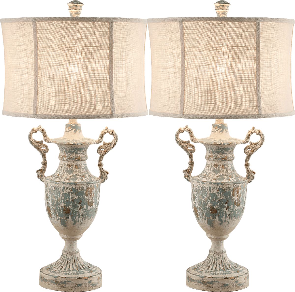 Aspen Court White Table Lamp | Rooms to Go