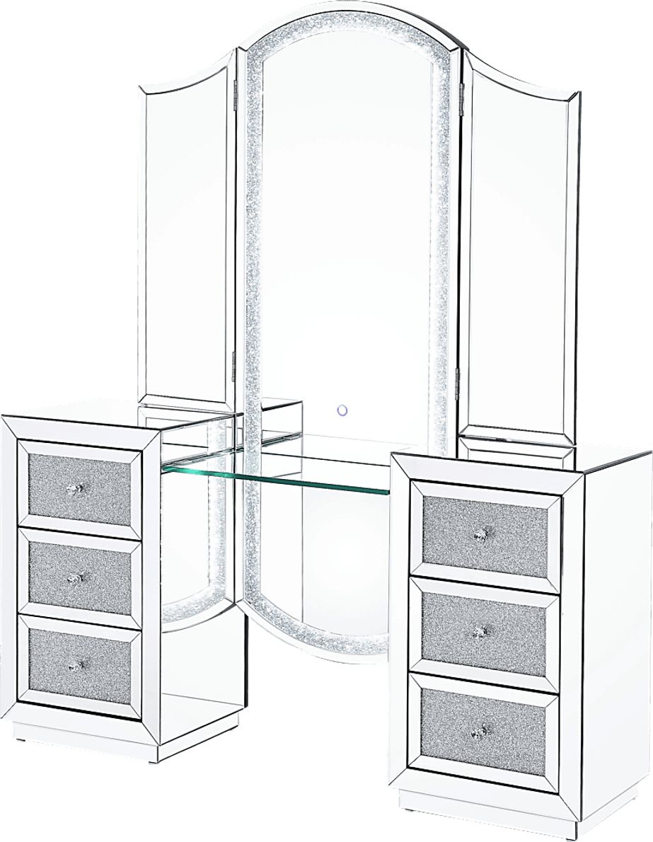 Aspendale Silver Gray Vanity - Rooms To Go