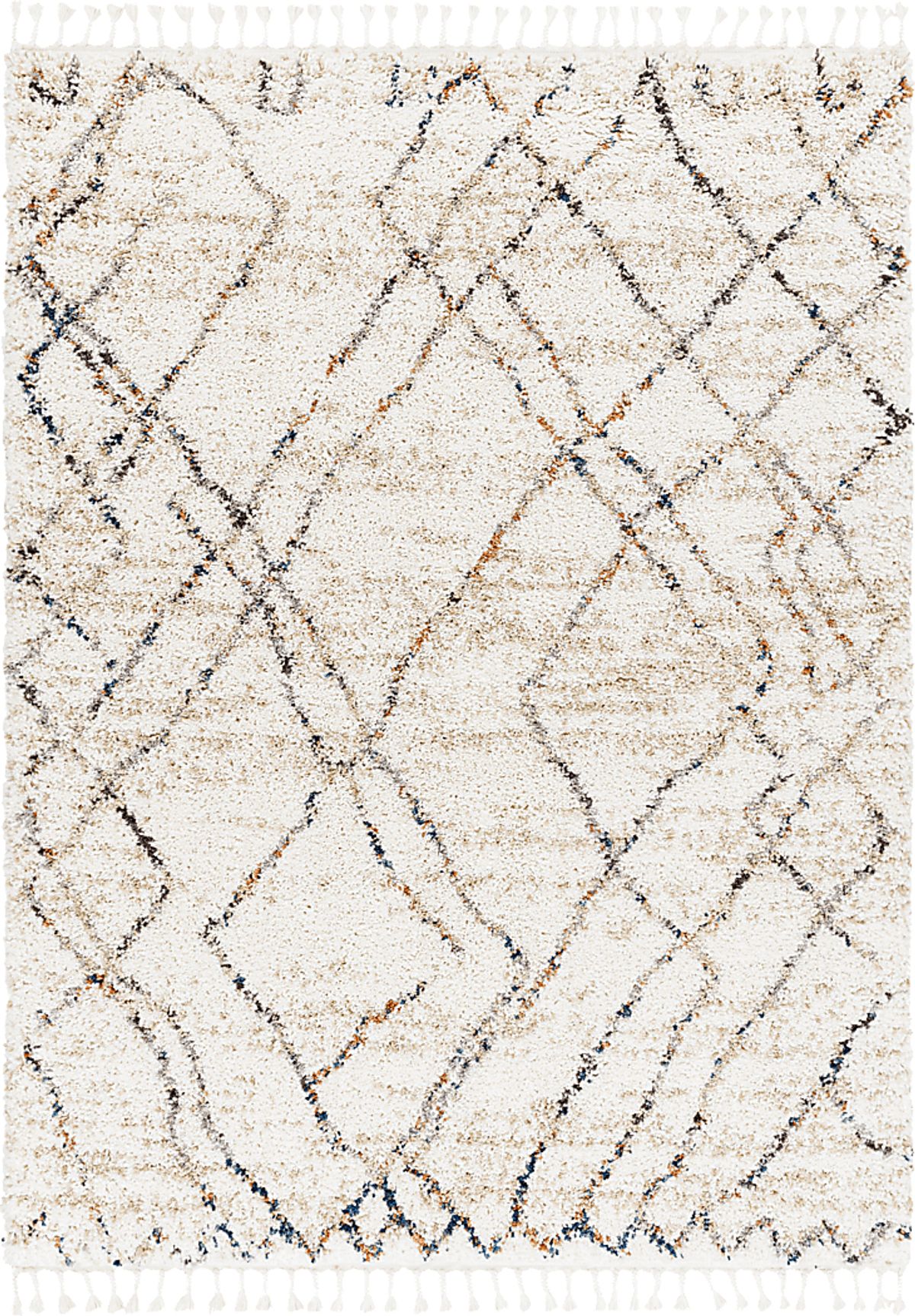 Asval Beige,White Rugs | Rooms to Go