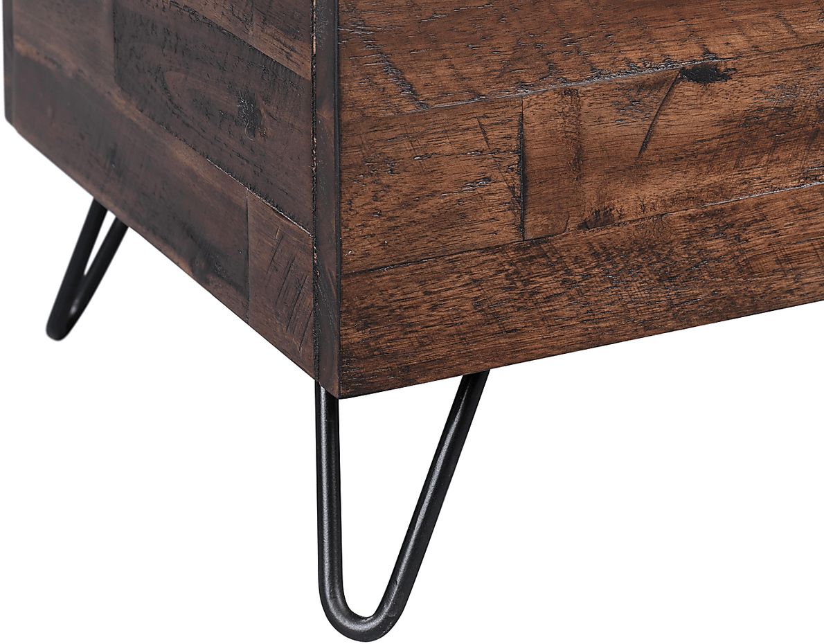 Athalien Brown Storage Bench - Rooms To Go