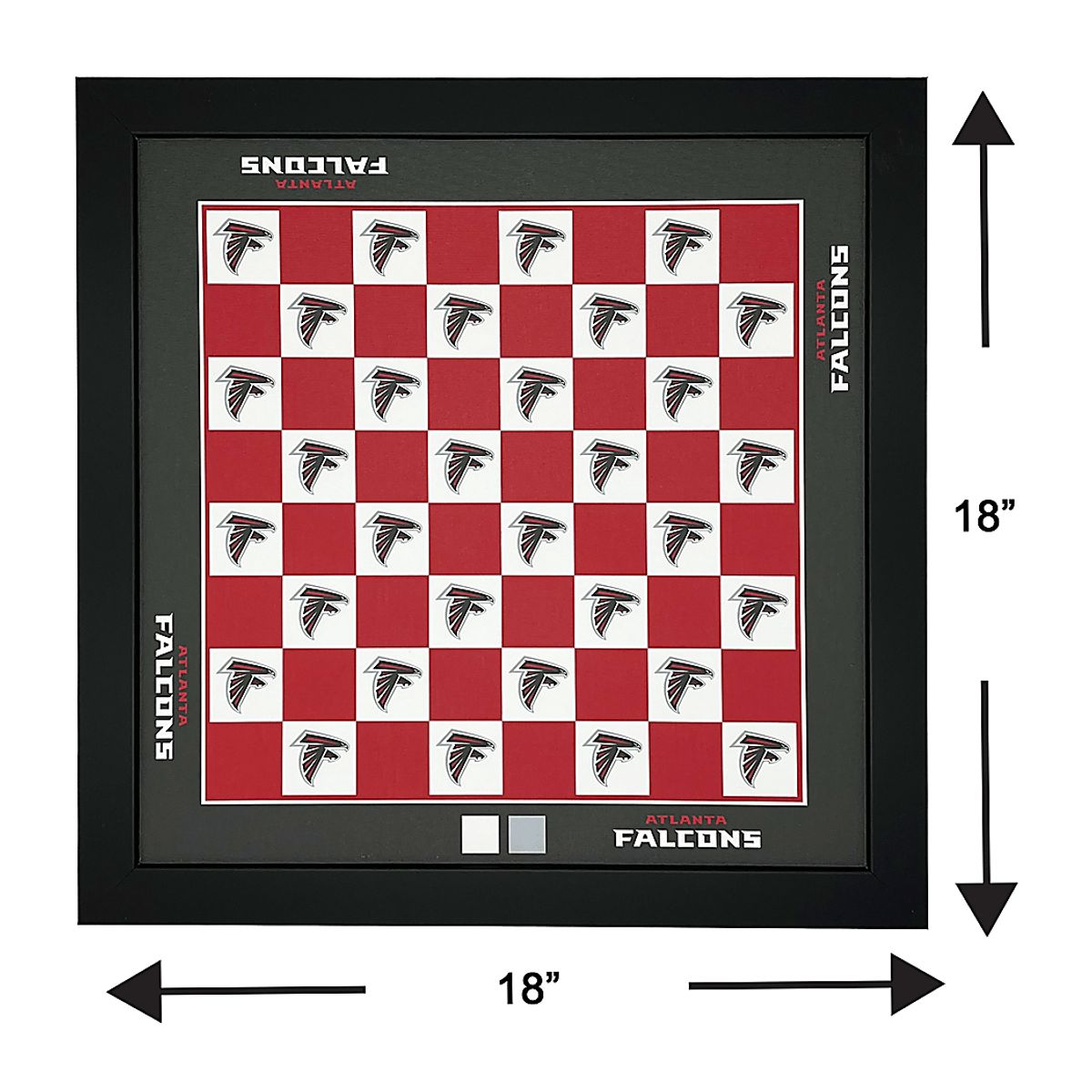 Nfl Magnetic Chess Set Black,Red,White Artwork | Rooms to Go