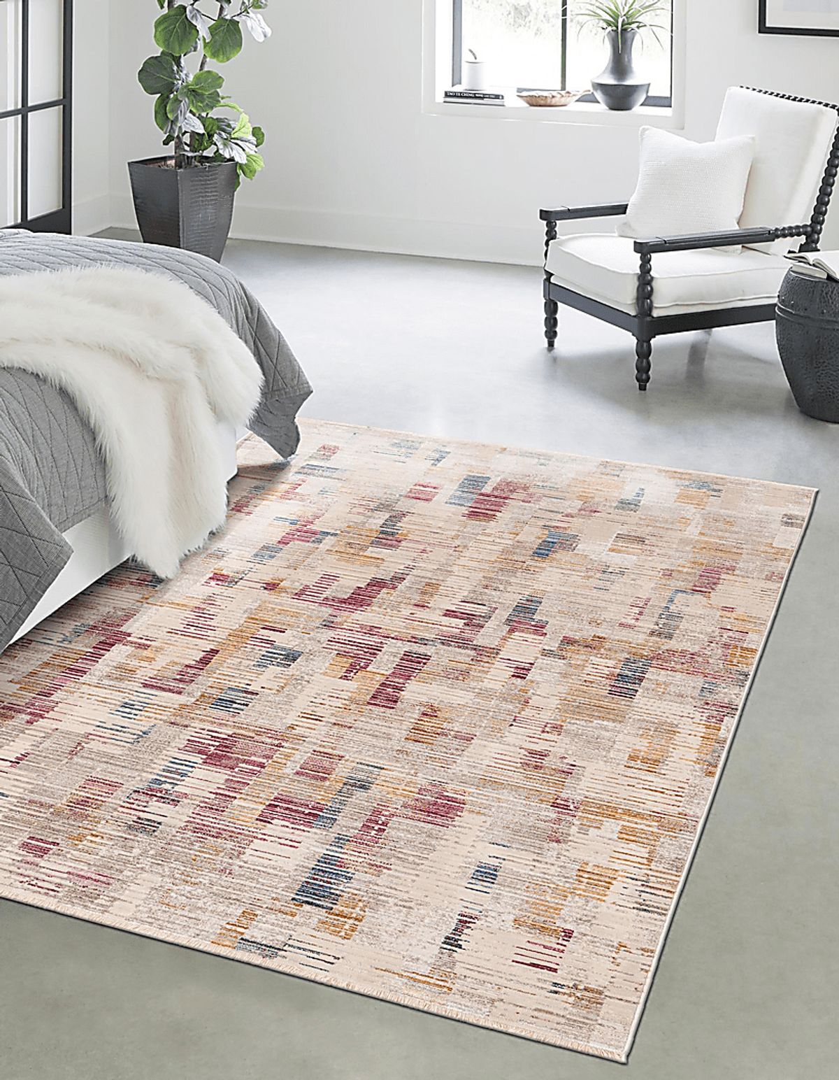 Atsuko Beige,Ivory Beige Rugs | Rooms to Go