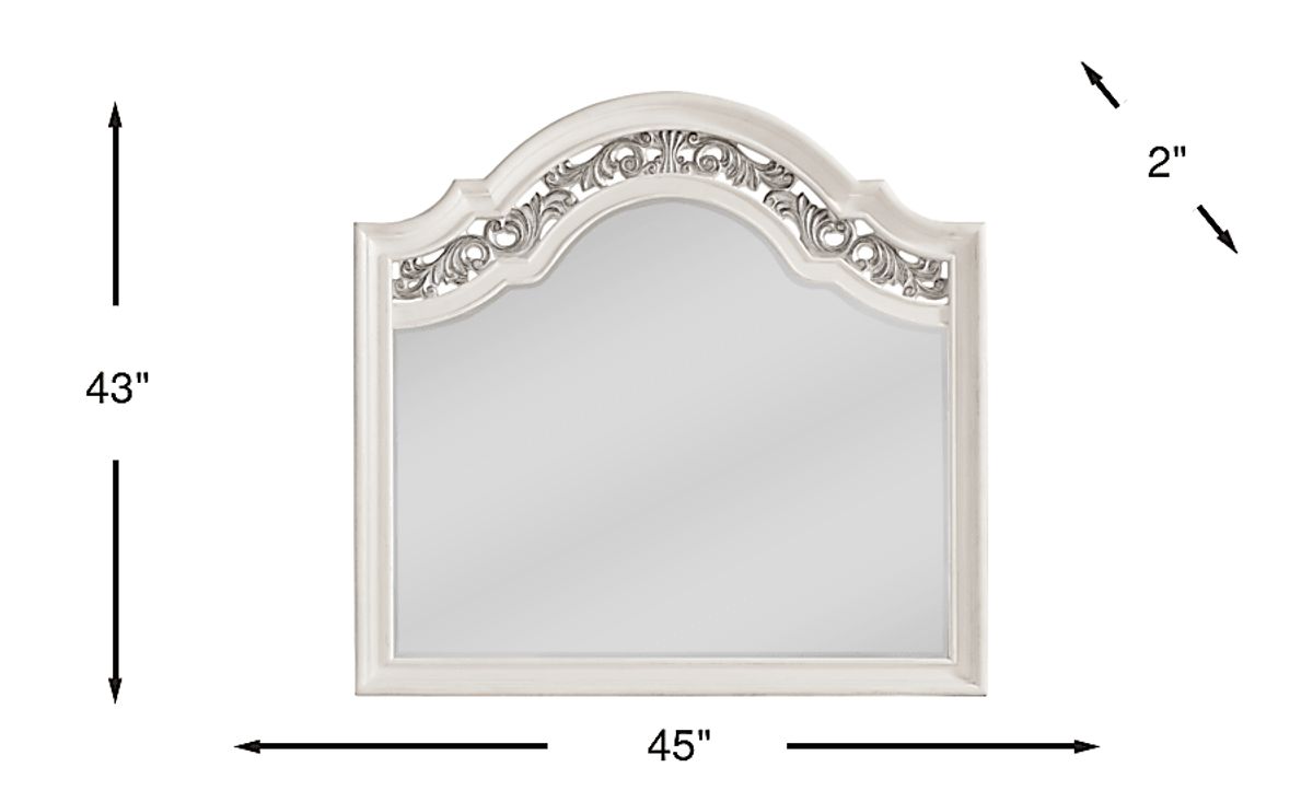 Augustine White Colors,White Mirror | Rooms to Go