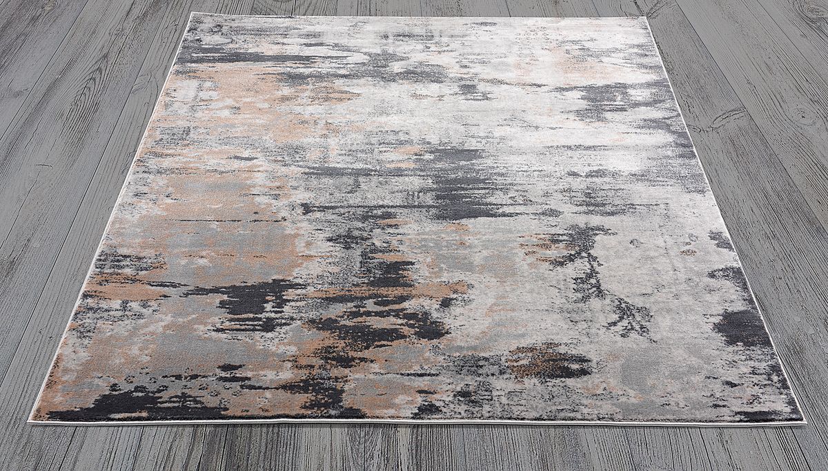 Aundra Beige Polypropylene Fabric Rug | Rooms to Go