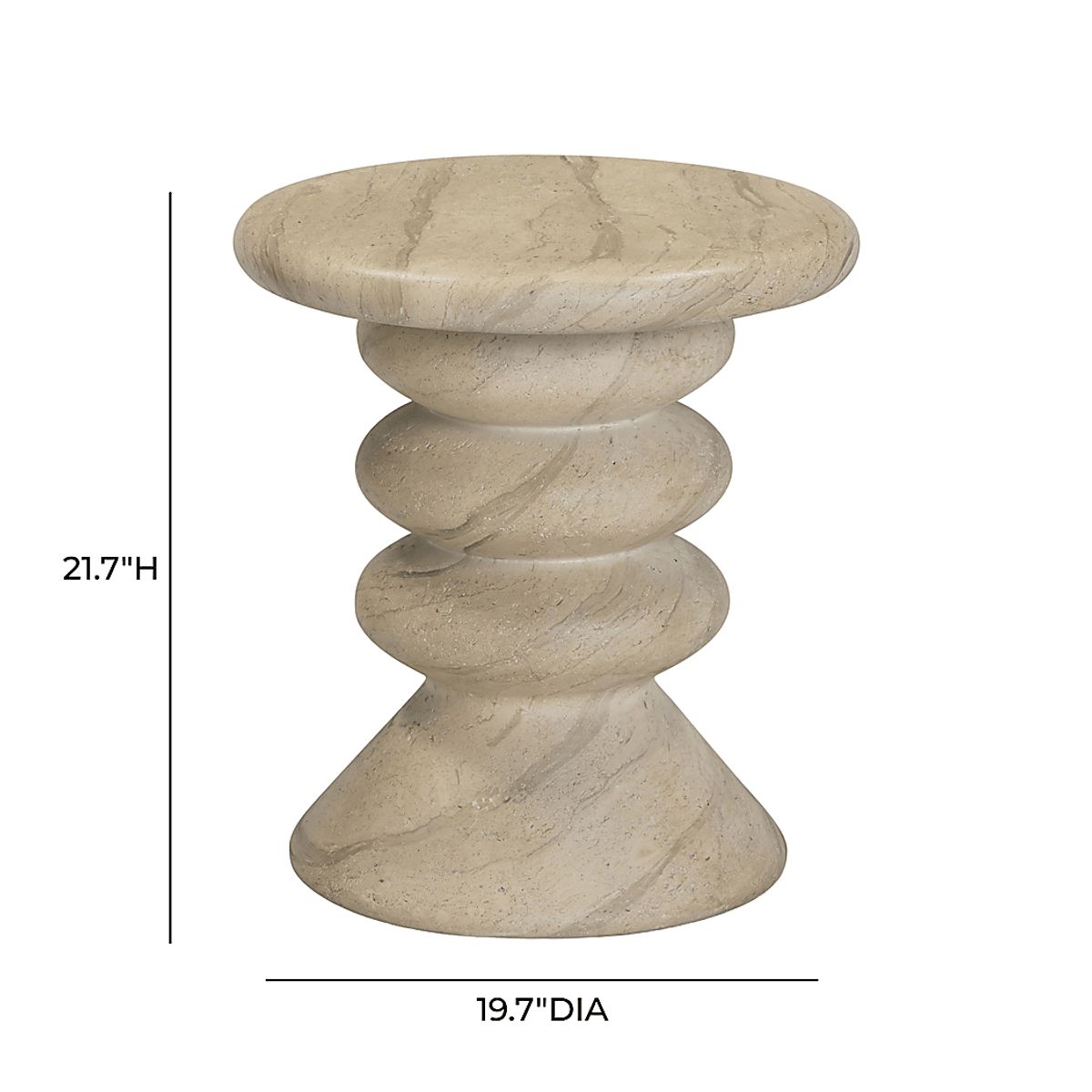 Aurabridge Tan Beige,Brown Outdoor Side Table | Rooms to Go