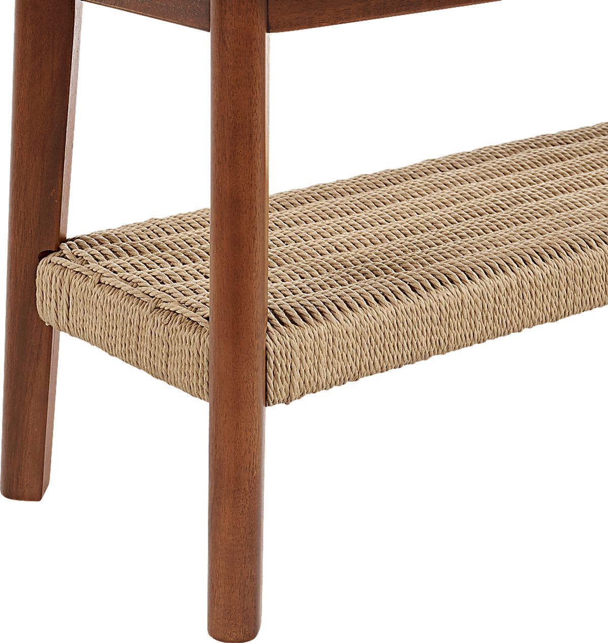 Aureli Chestnut Dark Wood Bench And Coat Hook Set | Rooms to Go