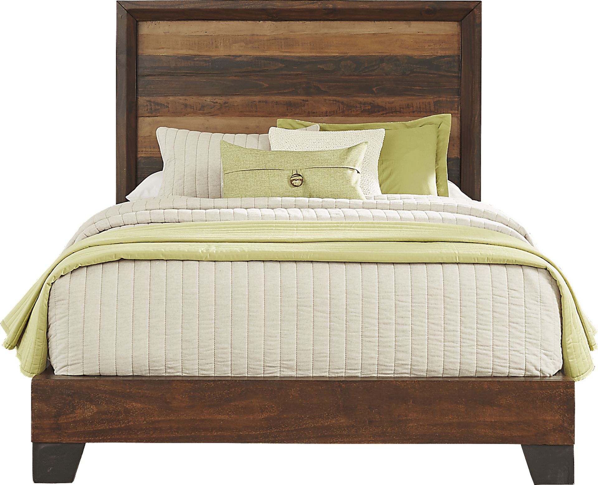 Austin Lane 5 Pc Natural Light Wood King Bedroom Set With 3 Pc King Bed ...