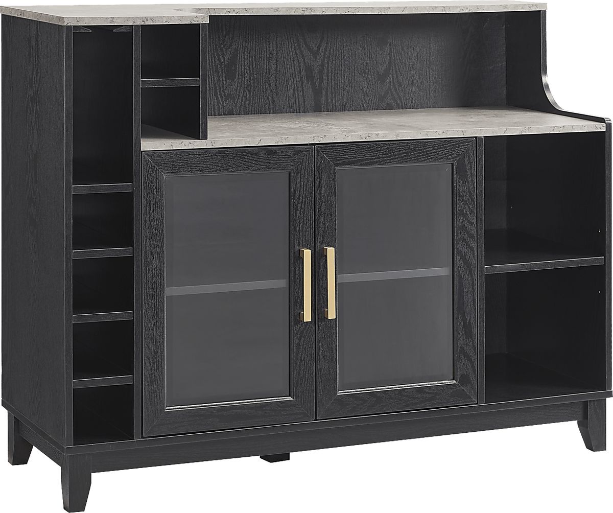 Auxier Black Black,Colors Server | Rooms to Go