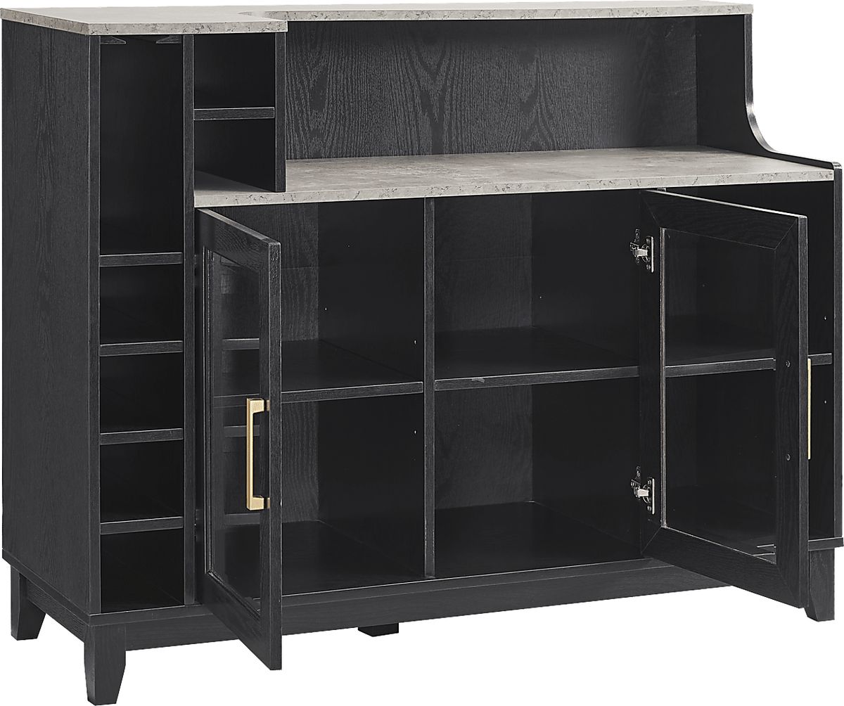 Auxier Black Black,Colors Server | Rooms to Go