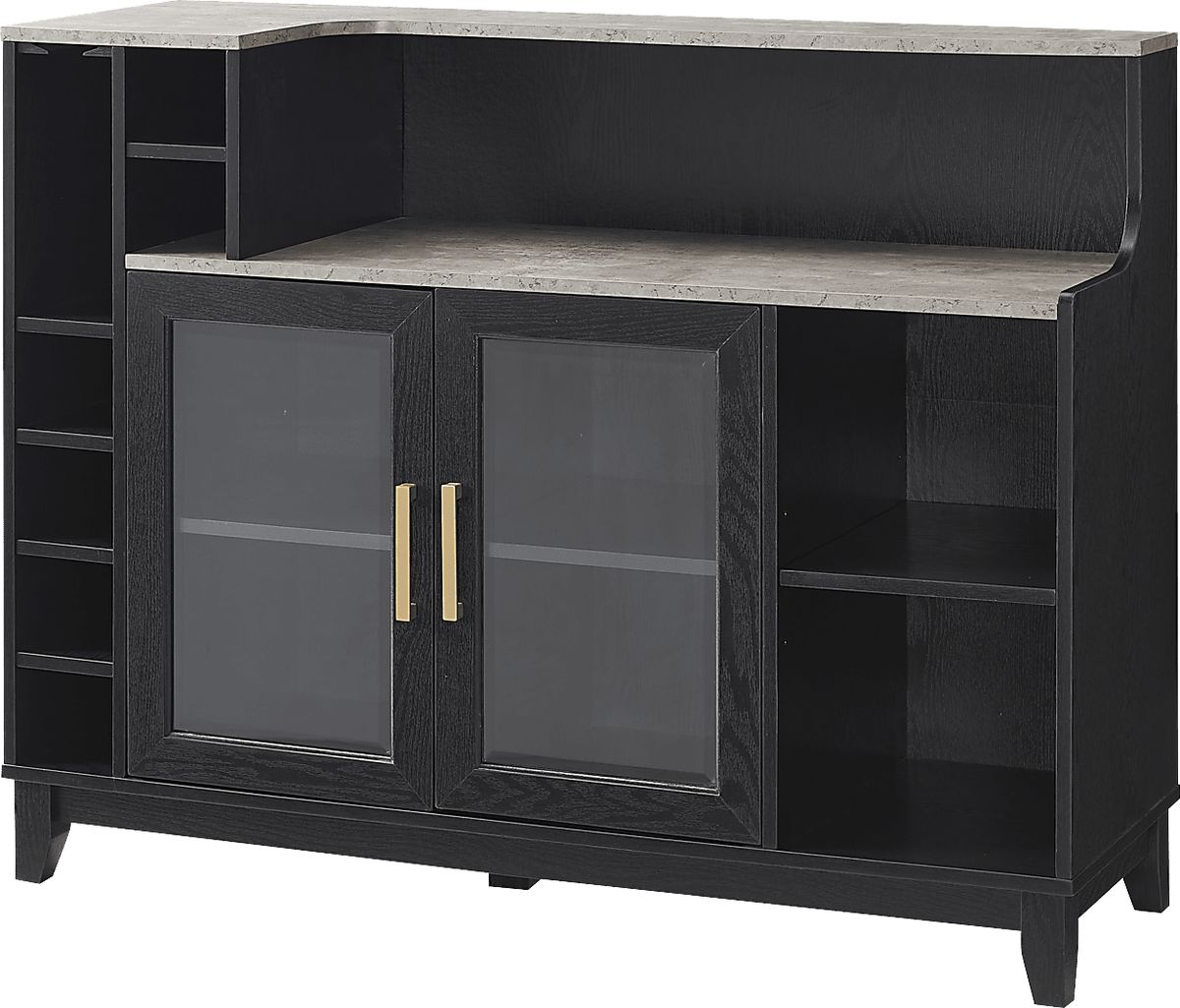 Auxier Black Black,Colors Server | Rooms to Go