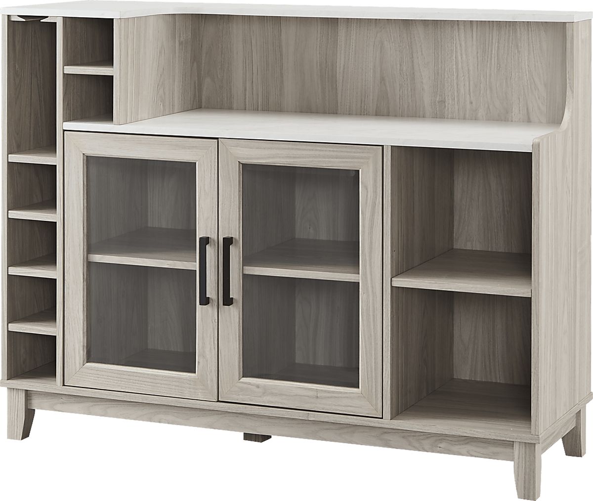Auxier Oak Dark Wood,Light Wood Server | Rooms to Go