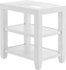 Avati White Colors,White Chairside Table | Rooms to Go