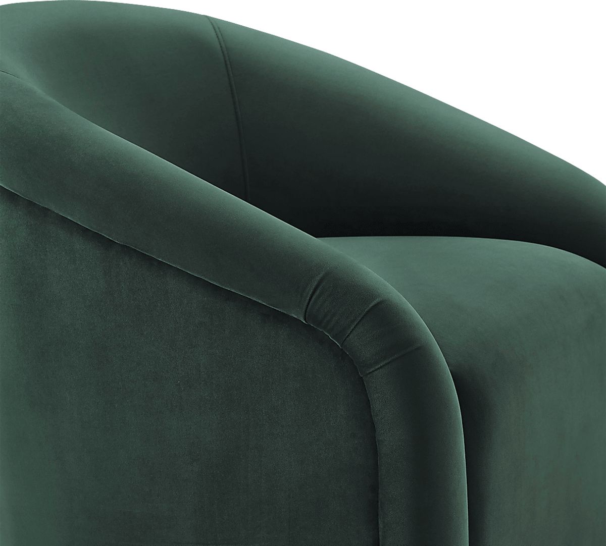 Avera Elle Green Velvet Plush Accent Chair | Rooms to Go