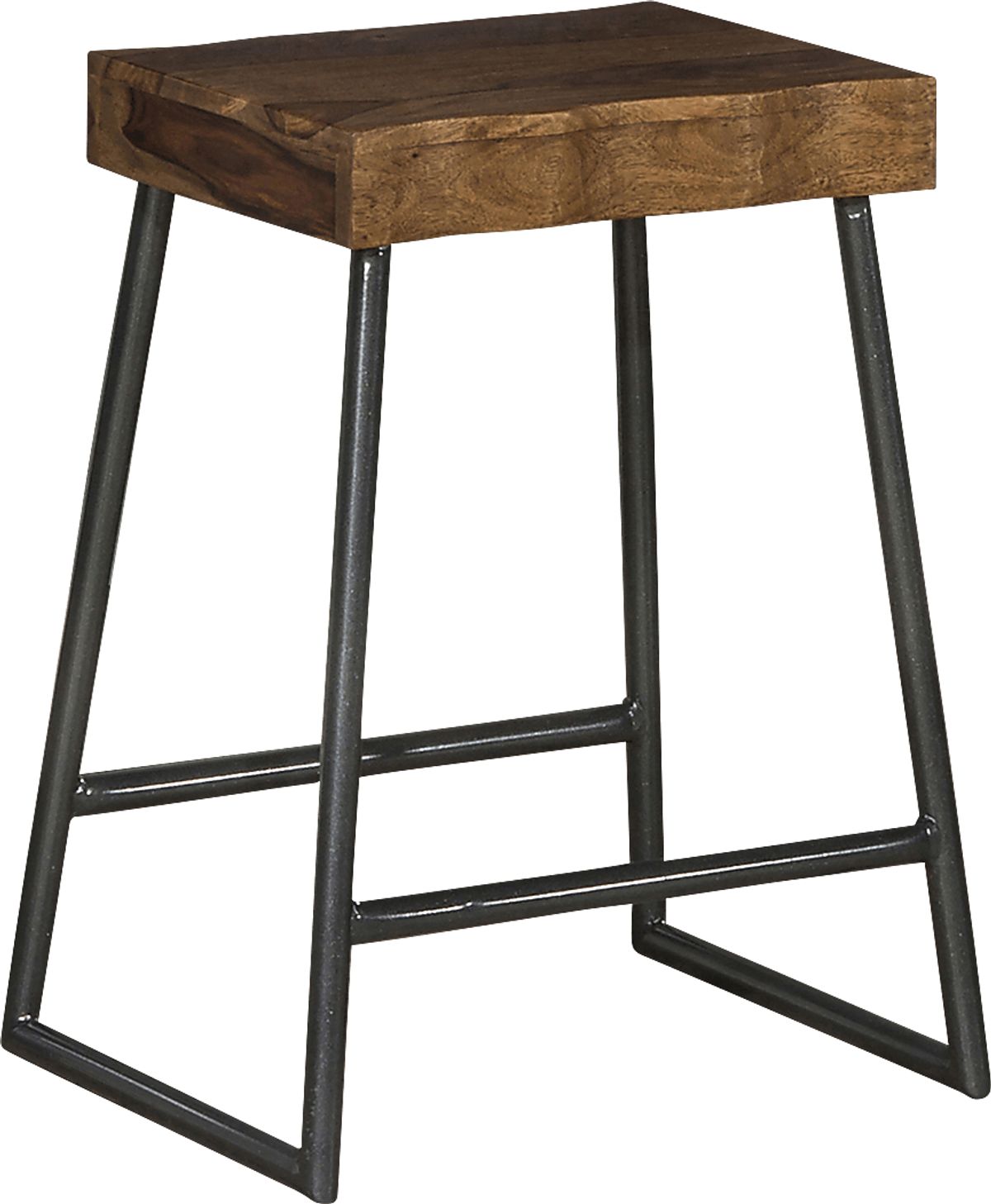 Aviemore Brown Dark Wood Counter Stool | Rooms to Go