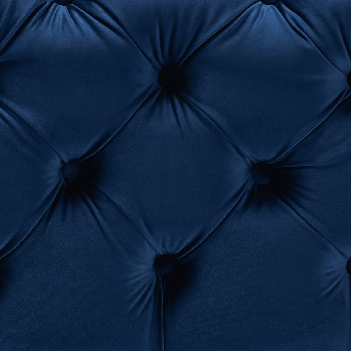 Avocet Blue Velvet Plush Ottoman | Rooms to Go