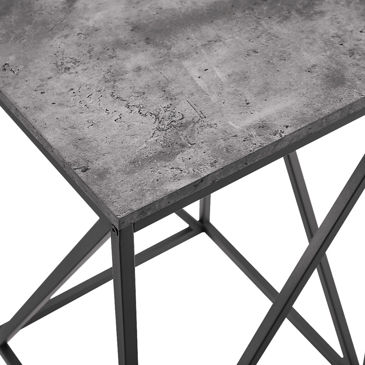 Avondale Circle Dark Gray Accent Table | Rooms to Go