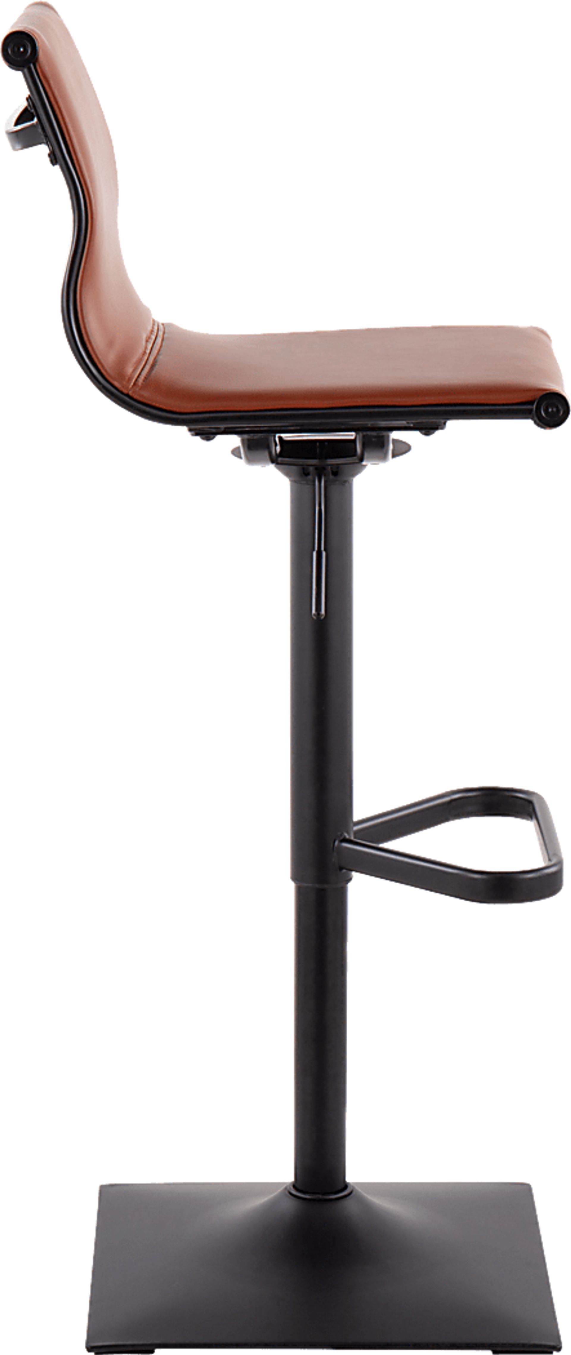 Avrum Black Black,Colors Brown Adjustable,Swivel Barstool | Rooms to Go