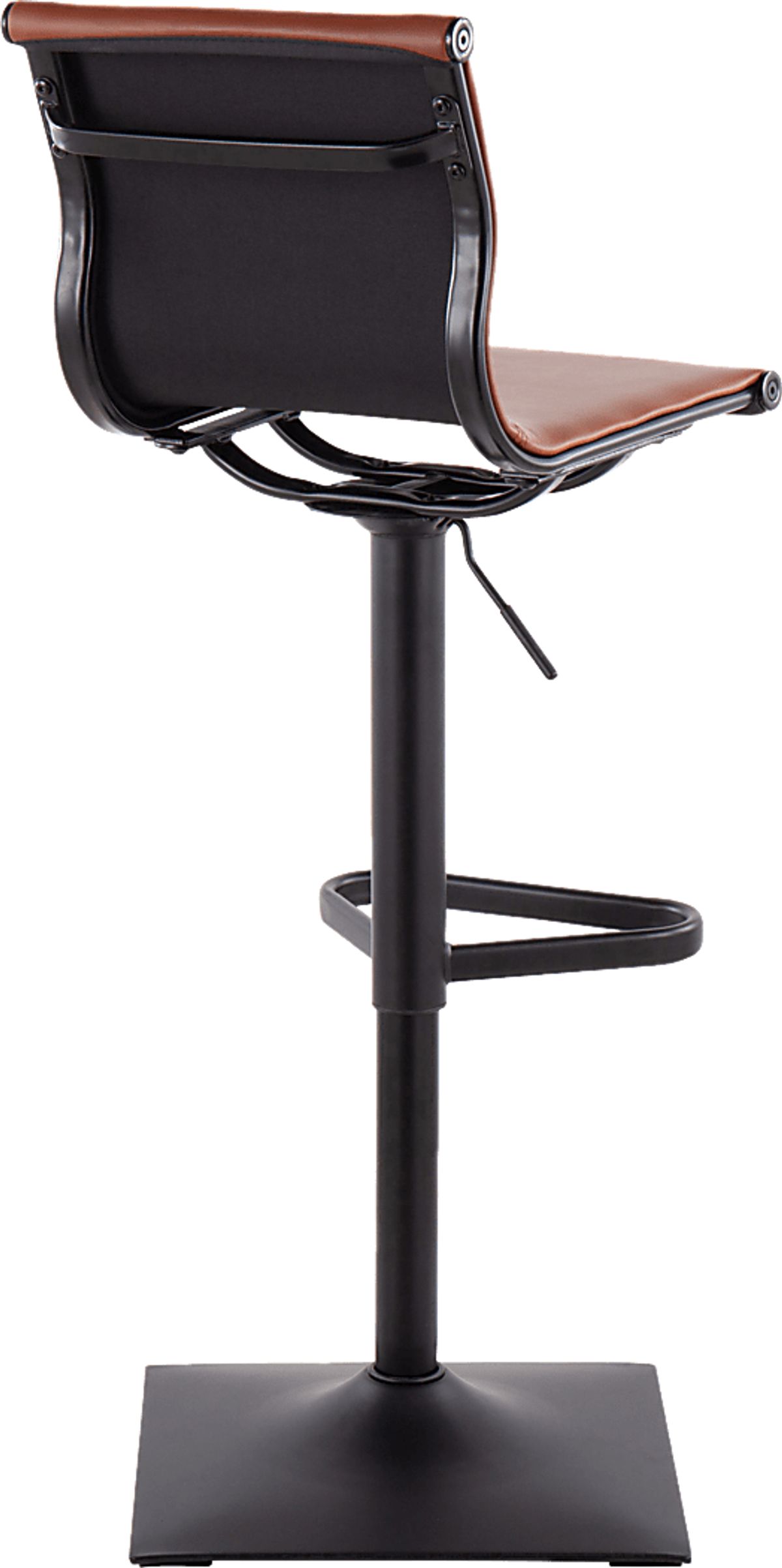 Avrum Black Black,Colors Brown Adjustable,Swivel Barstool | Rooms to Go