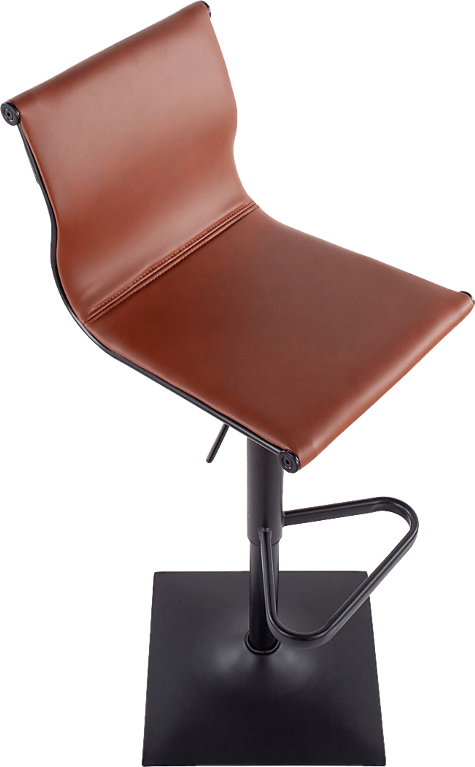 Avrum Black Black,Colors Brown Adjustable,Swivel Barstool | Rooms to Go