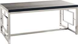 Awini Chrome Metal Cocktail Table | Rooms to Go