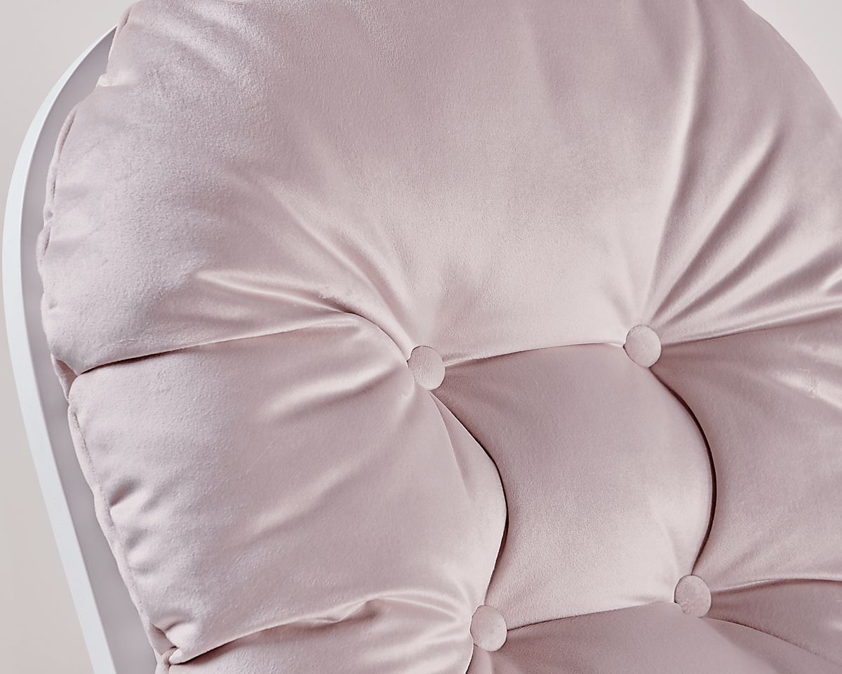 Coletta Pink Glider And Ottoman | Rooms to Go