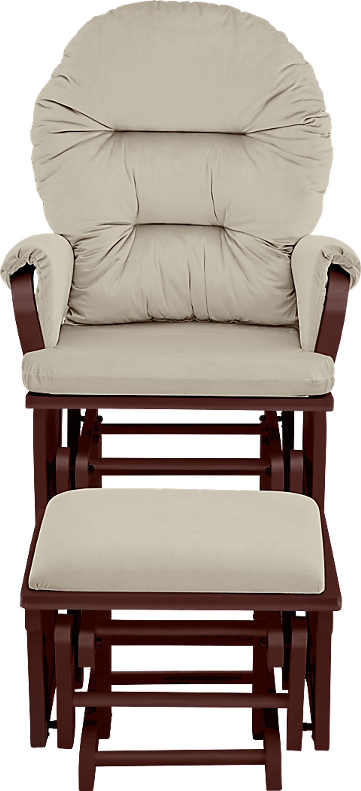 Faolan Beige Glider And Ottoman | Rooms to Go