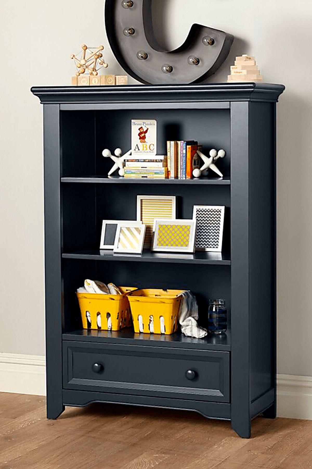 Harborbridge Navy Colors Bookcase | Rooms to Go