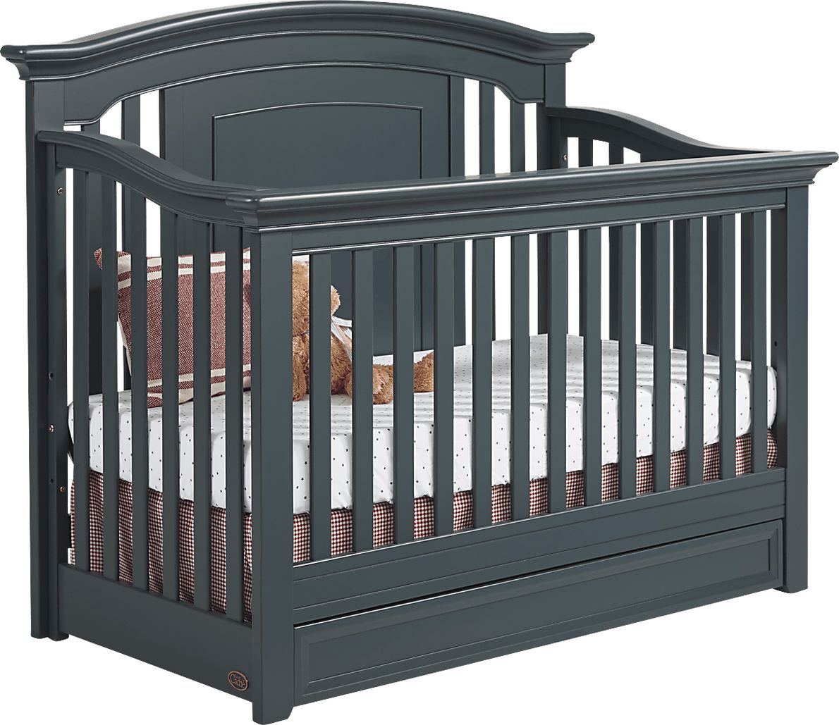 Harborbridge Navy Colors Crib - Rooms To Go